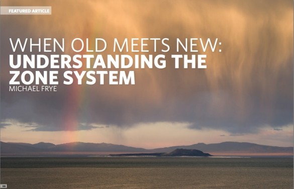 Zone System Article in Photograph Magazine : Michael Frye Photography