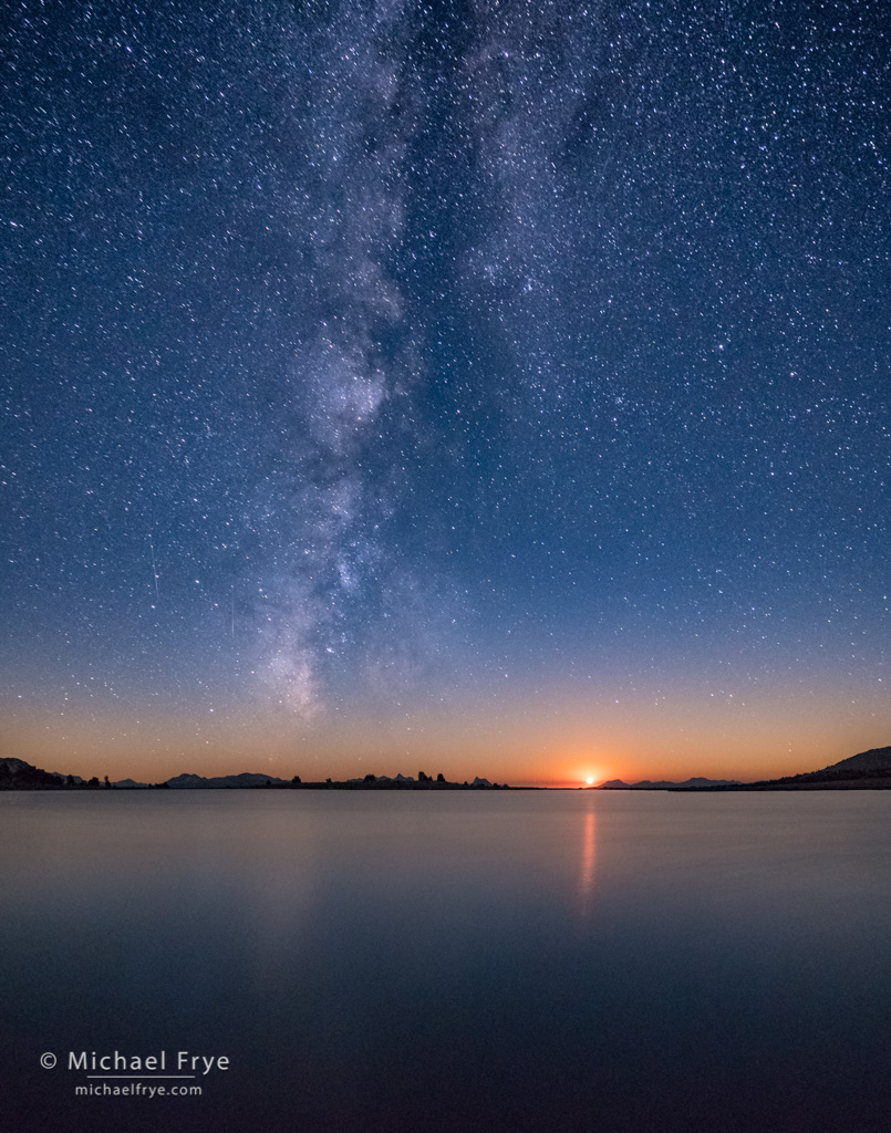 Moonlight, Stars, and Meteors : Michael Frye Photography
