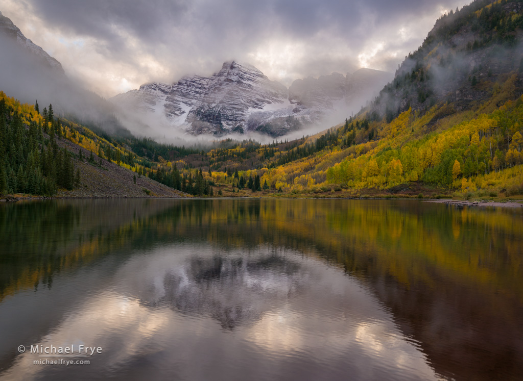 Photographing an Icon, Maroon Bells : Michael Frye Photography